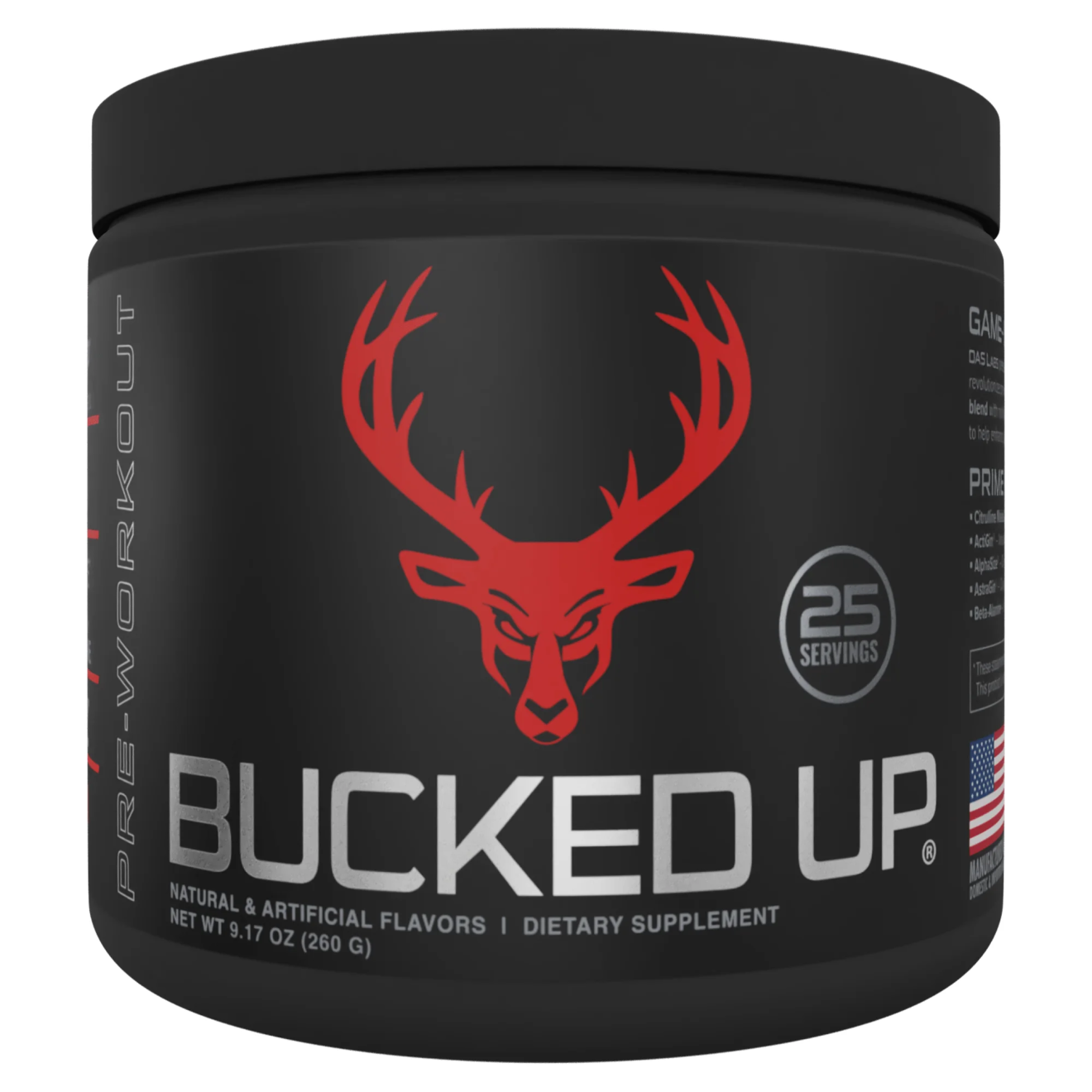 BUCKED UP Pre-Workout 25 Servings - Hulk Muscles