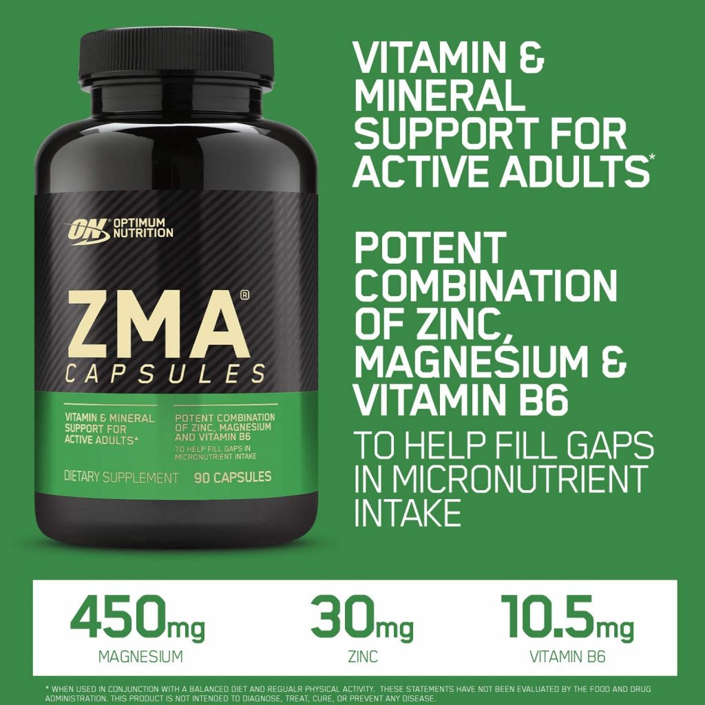 OPTIMUM NUTRITION ZMA 90 Capsules - Hulk Muscles