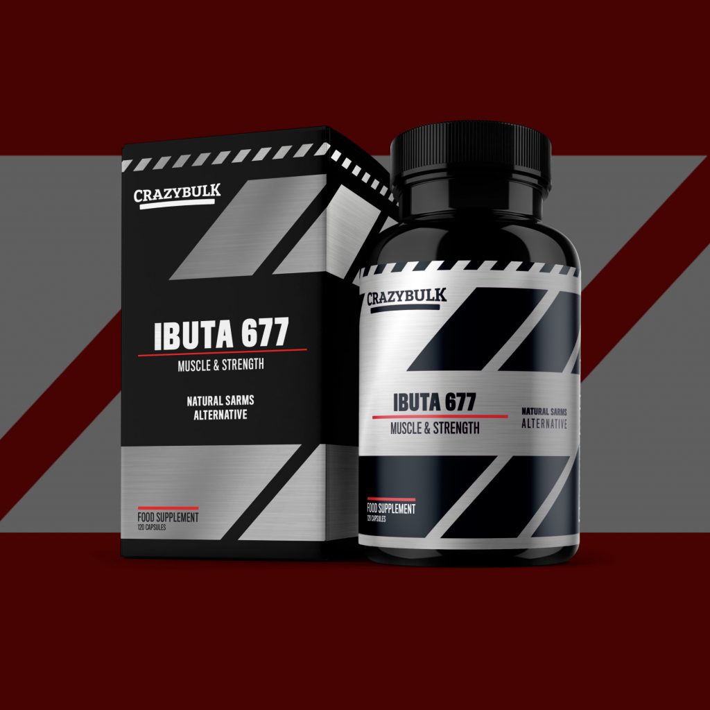 CRAZY BULK IBUTA 677(IBUTAMOREN MK 677) 120 Capsules - Hulk Muscles