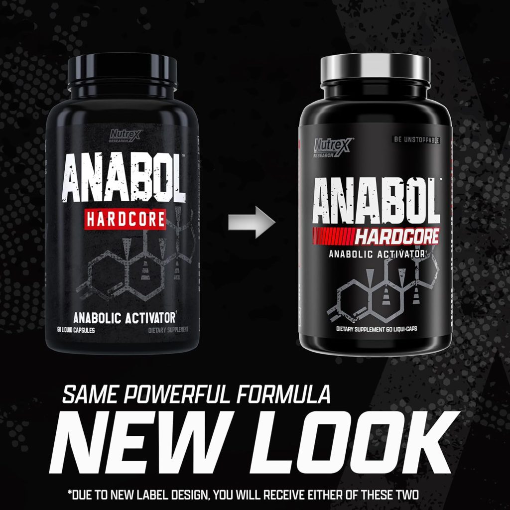 NUTREX ANABOL Hardcore 60 Capsules - Hulk Muscles
